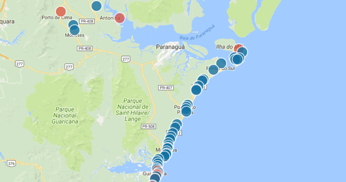 Praia limpa no PR: praias próprias para banho | Gazeta do Povo